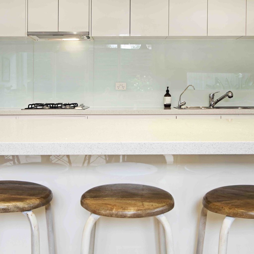Custom Glass Backsplash Kitchen - Budget Glass