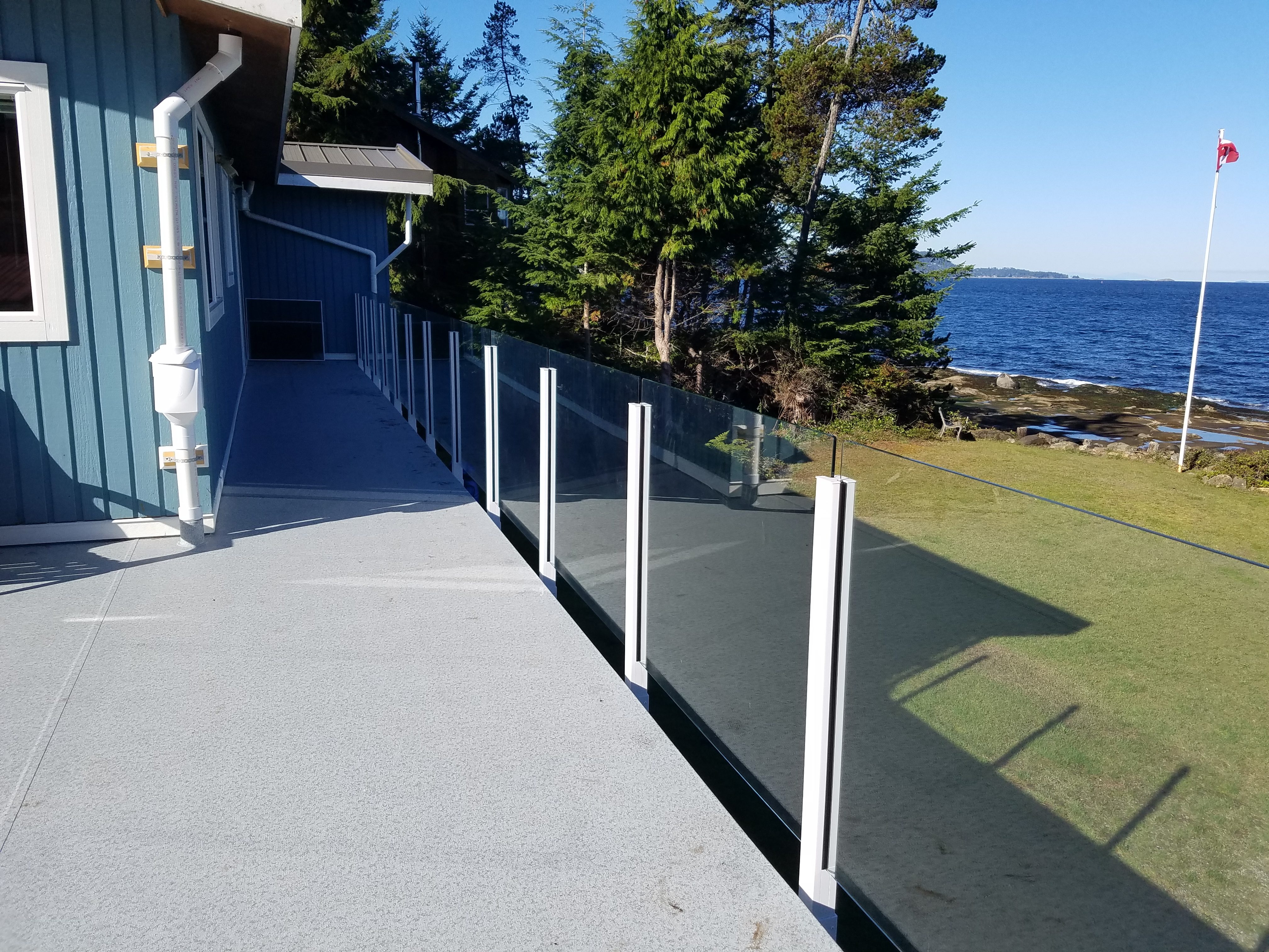 Glass Railing - Ocean View - Budget Glass
